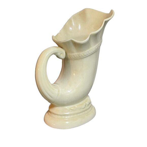 Lenox | Accents | Vtg Lenox Cornucopia Vase Porcelain Horn Of Plenty ...